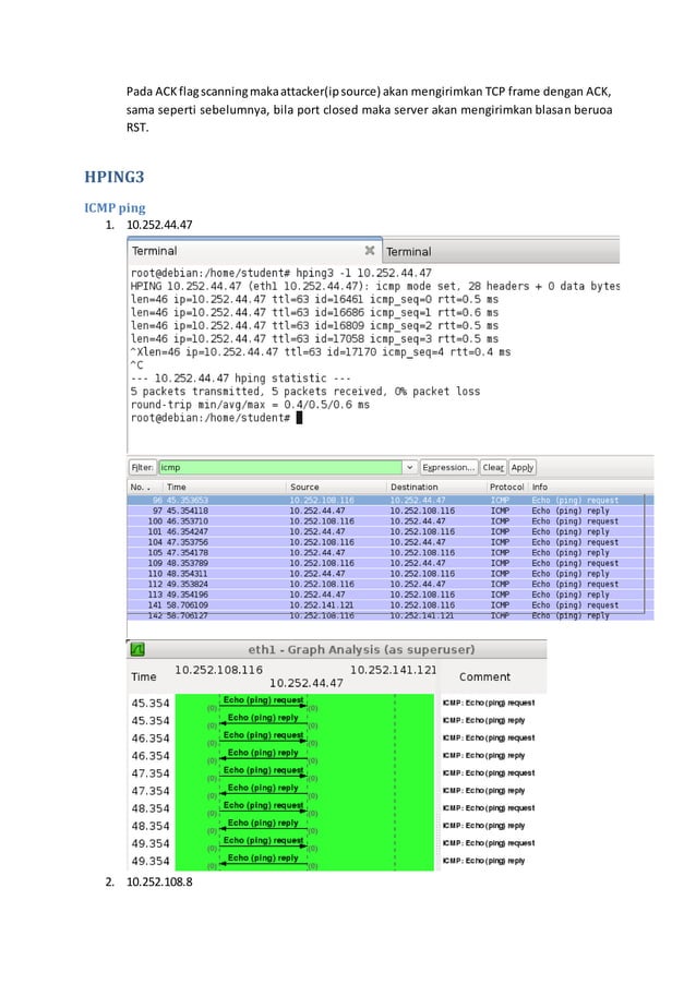 Laporan Resmi Nmap dan Hping | PDF