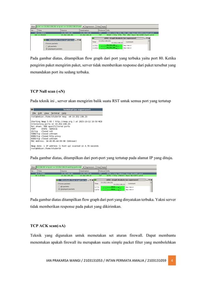 Laporan resmi keamanan nmap dan hping | PDF