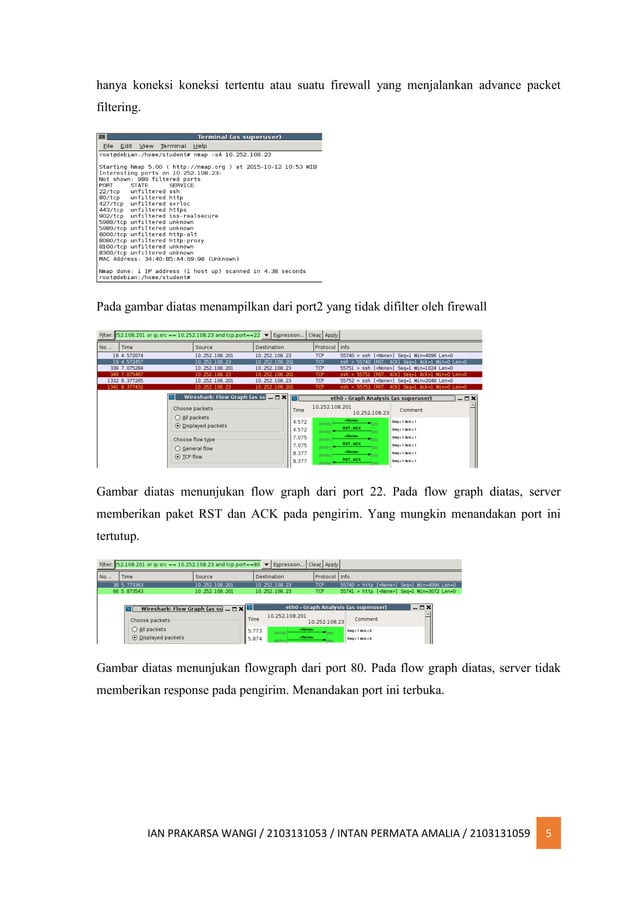 Laporan resmi keamanan nmap dan hping | PDF