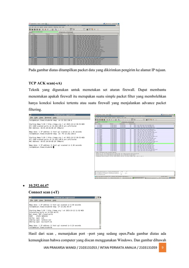 Laporan resmi keamanan nmap dan hping | PDF