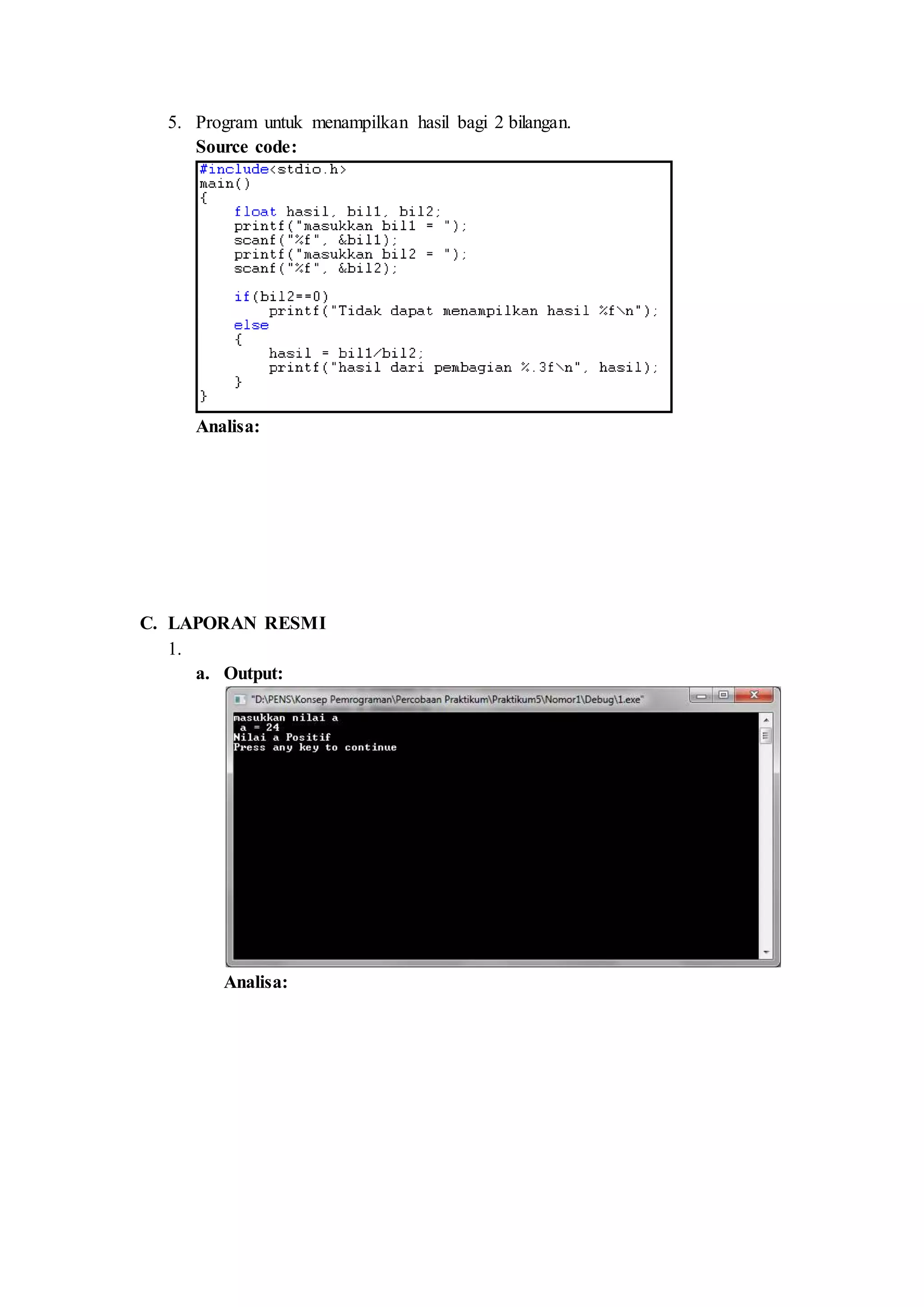 OOP - Decision: If & If..Else