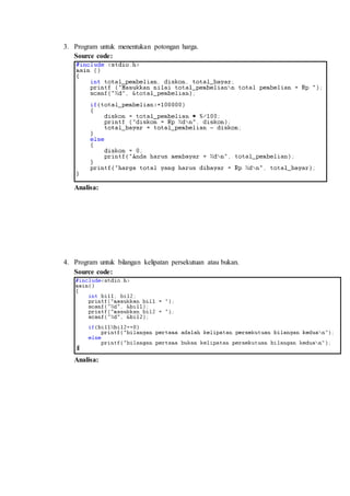 OOP - Decision: If & If..Else