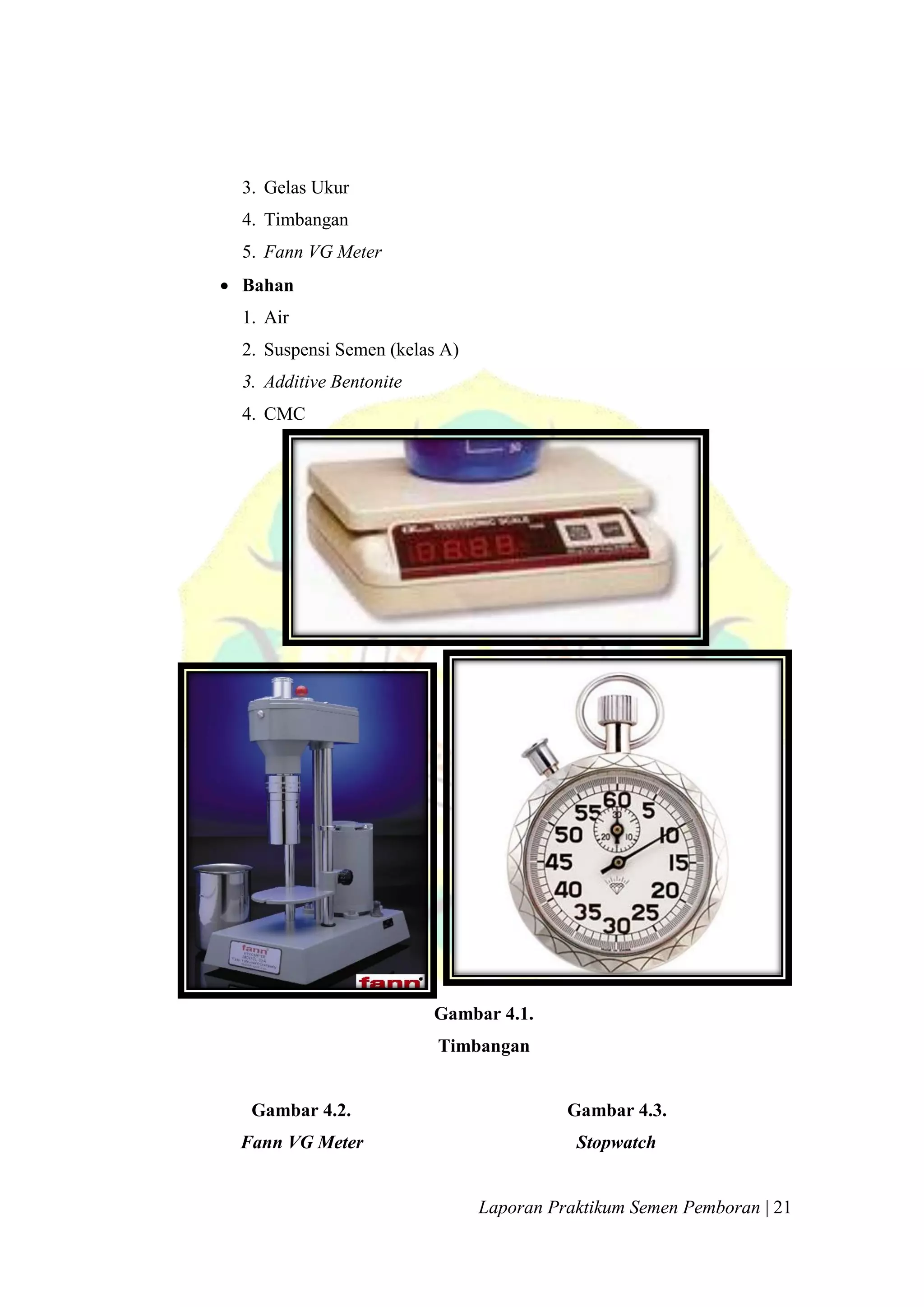 Laporan resmi semen pemboran | PDF
