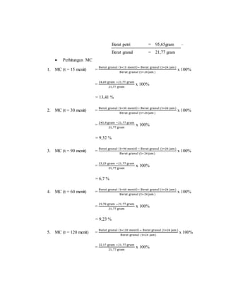 Laporan resmi tablet pct granulasi basah | DOCX