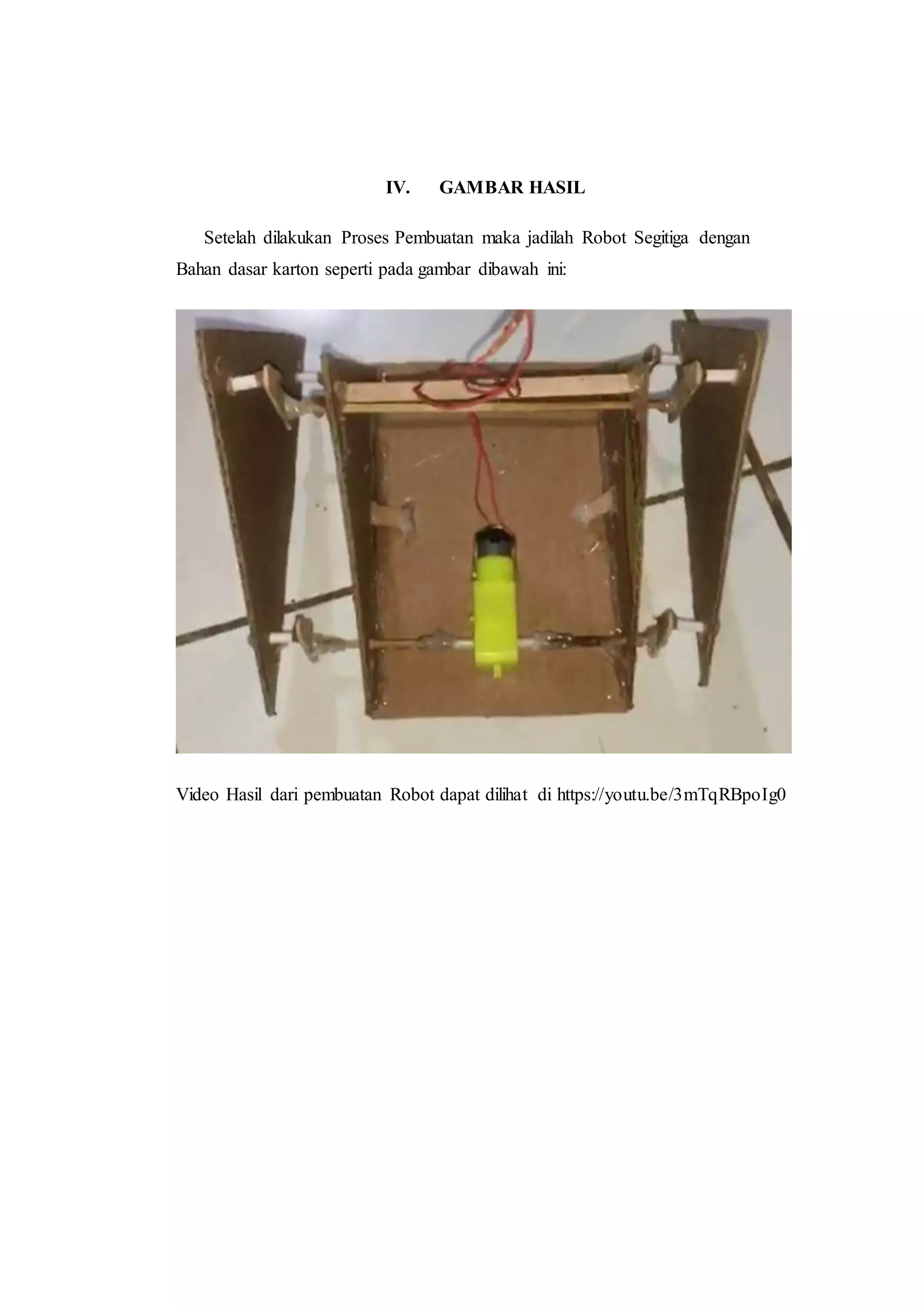 Laporan robot menggunakan ATMega | DOCX