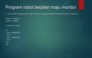 Perancangan Robot Sederhana | PPT