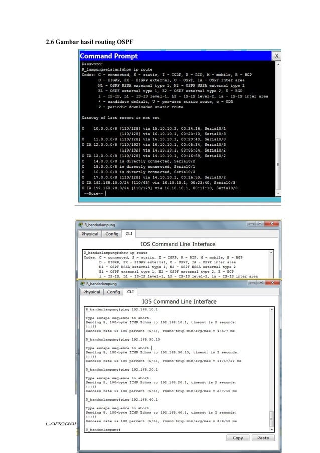Laporan routing ospf | DOC