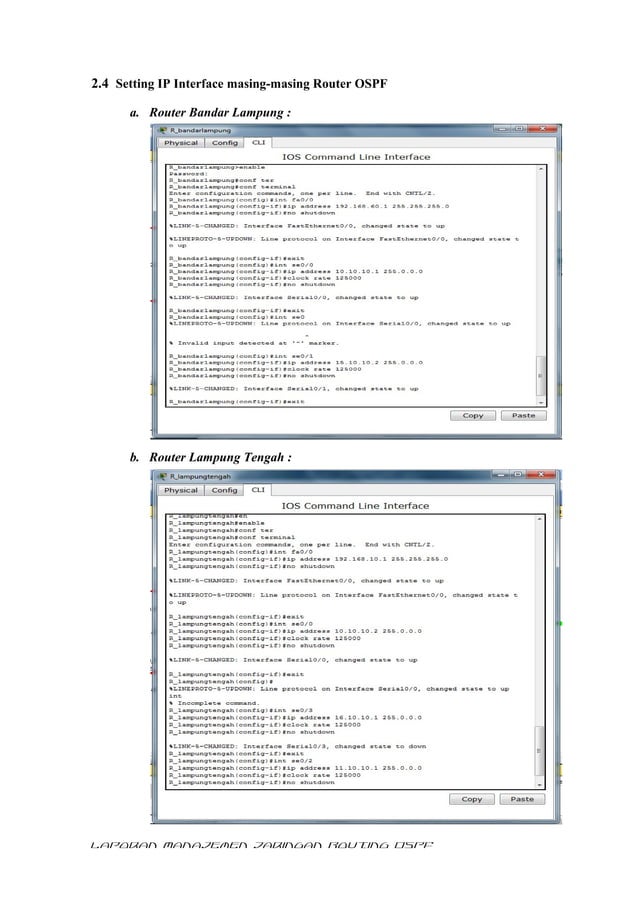 Laporan routing ospf | DOC