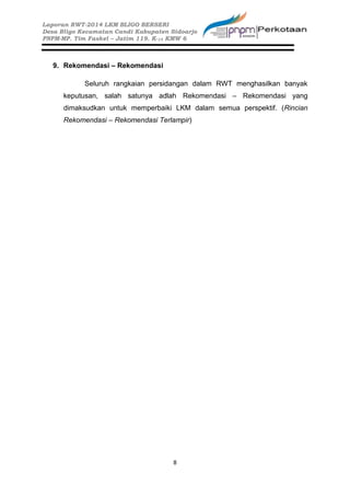 Laporan rwt | DOCX