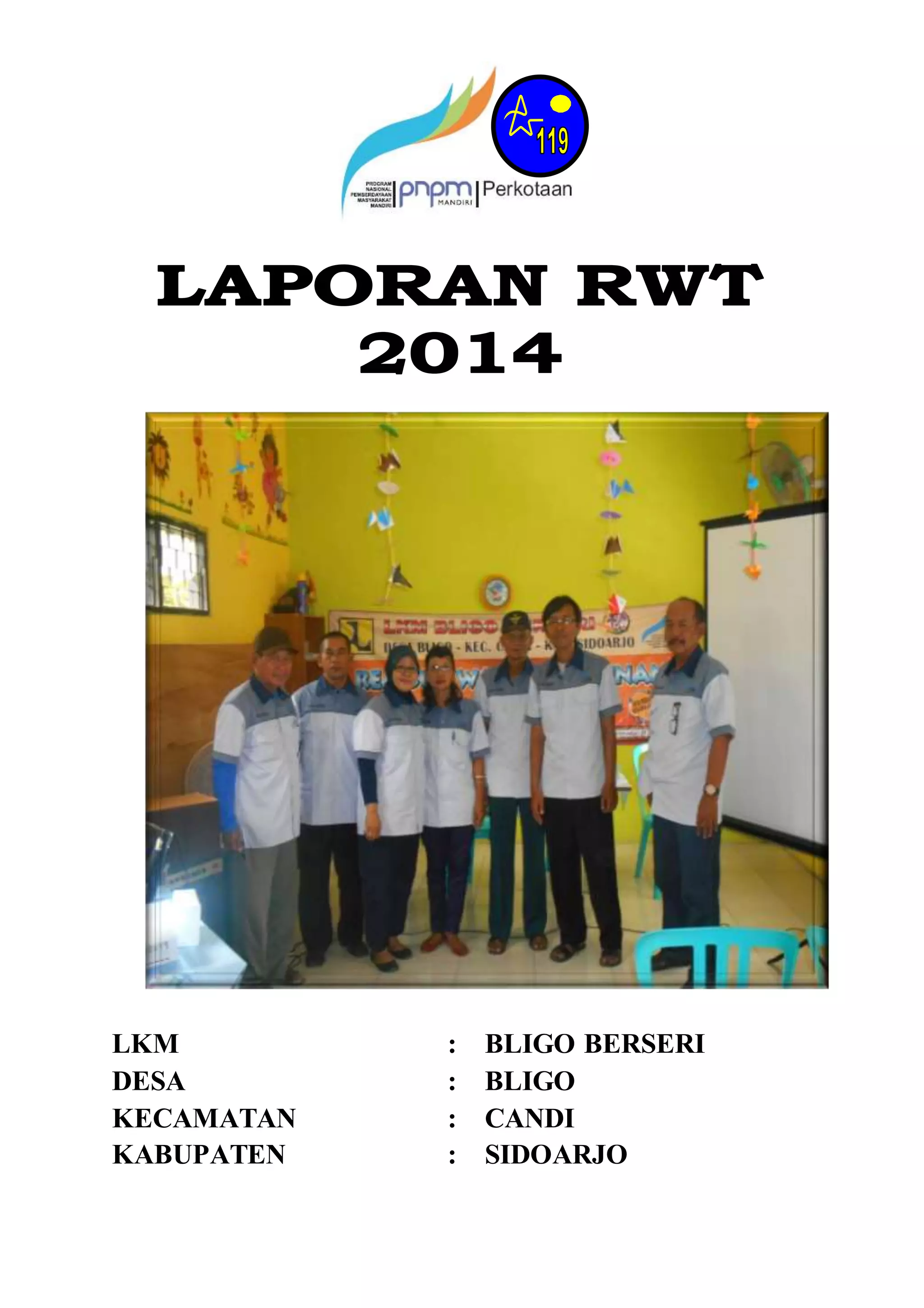 Laporan rwt cover 2013 | PDF