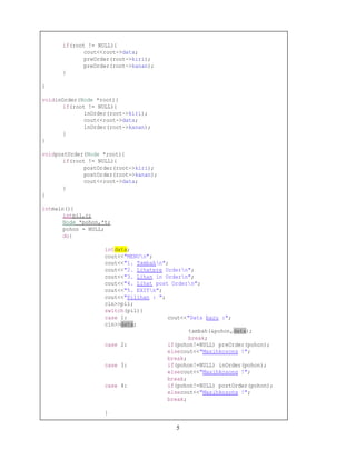 Laporan sementara bab 1 (tree) | PDF