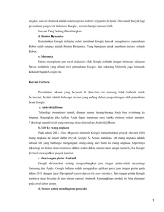 Makalah Inovasi Produk Google | DOCX