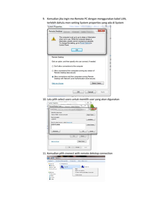 Laporan sharing remote data sri n dan dita d xi tkj 3 | PDF