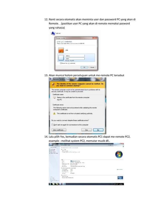 Laporan sharing remote data sri n dan dita d xi tkj 3 | PDF