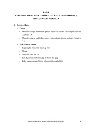 Tutorial Sistem Informasi Geografi | PDF