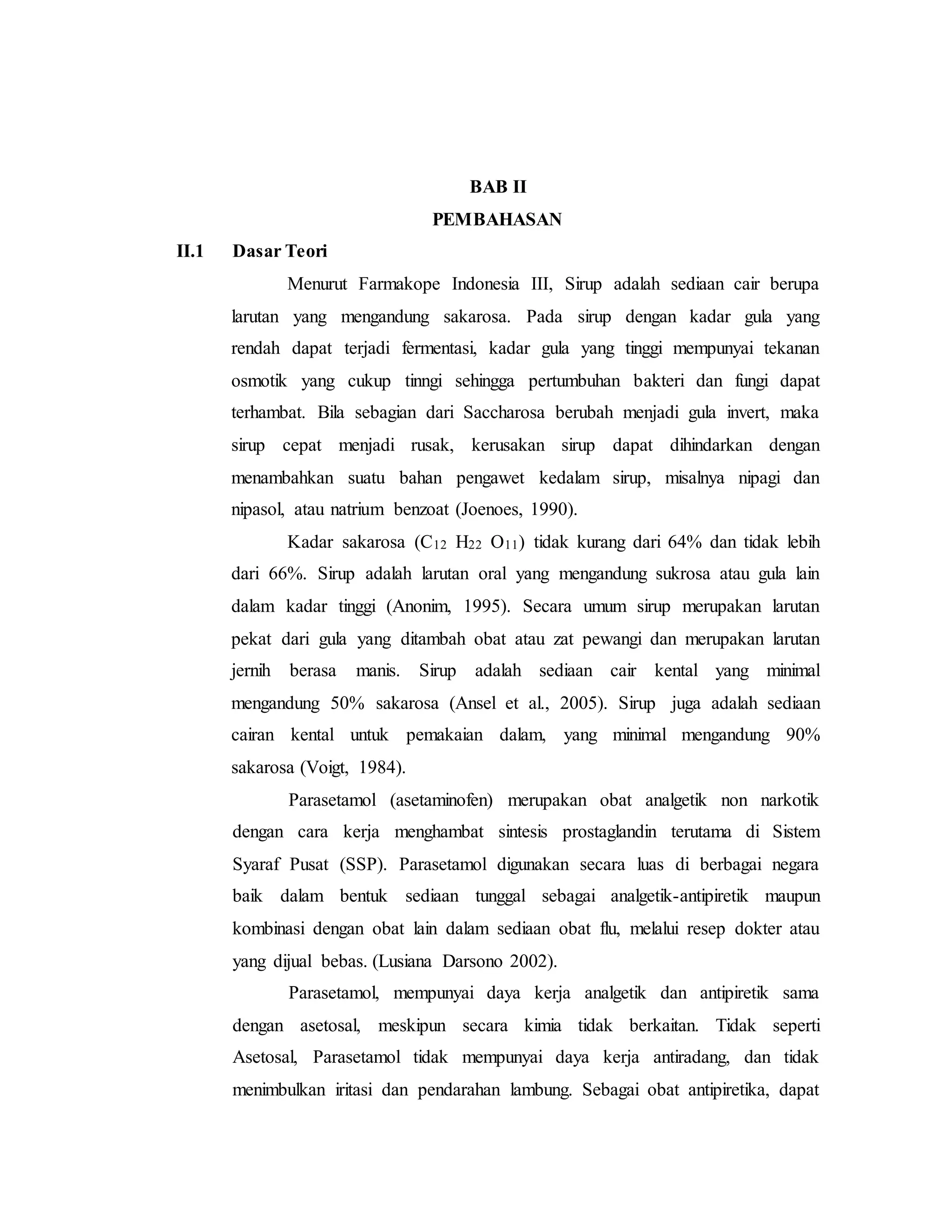 Laporan sirup | DOCX