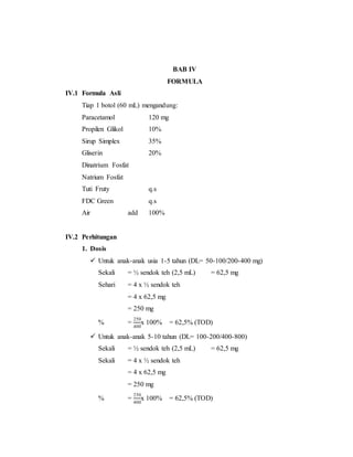 Laporan sirup | DOCX