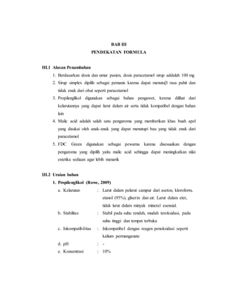 Laporan sirup | DOCX