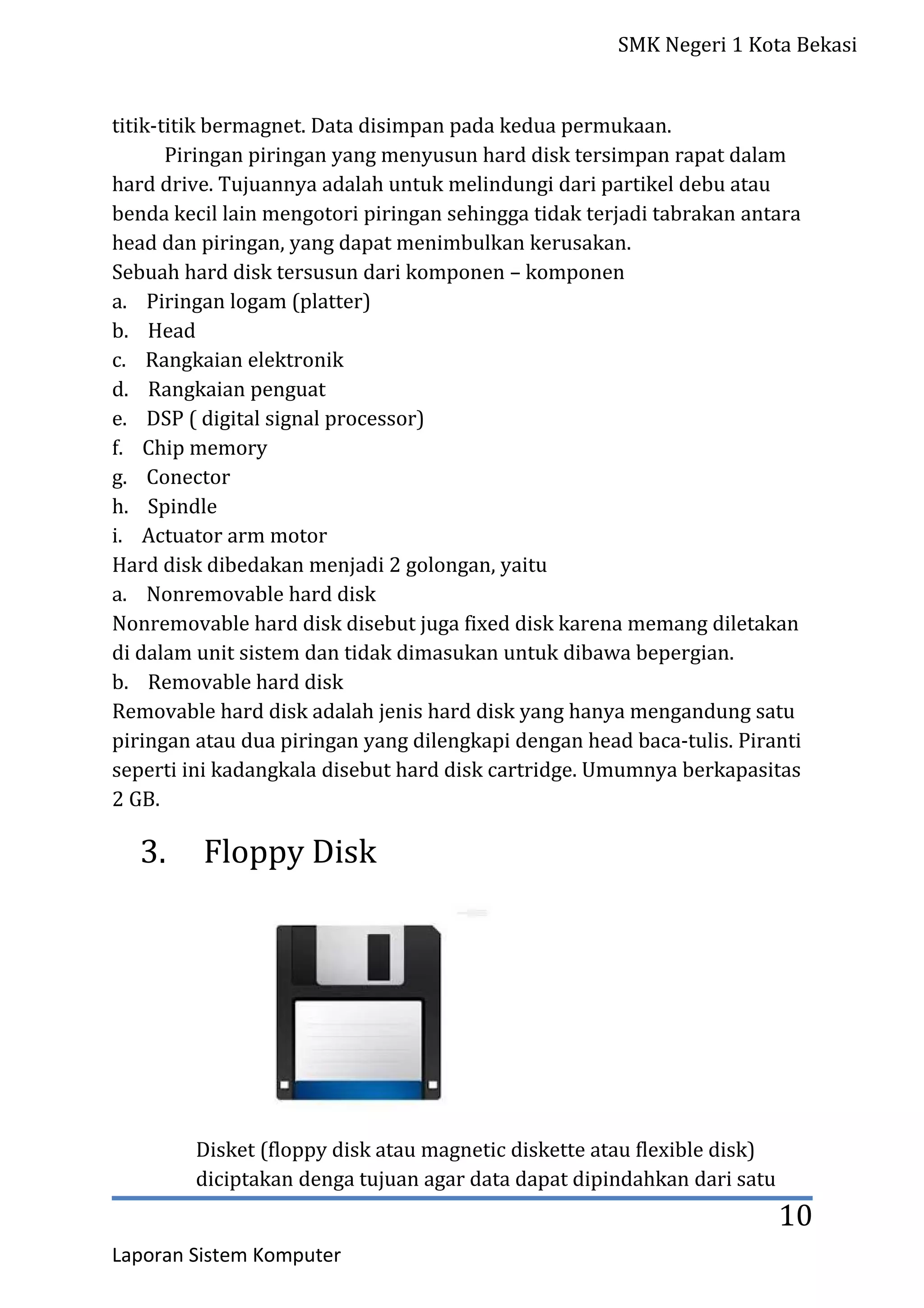 Laporan sistem komputer | DOC