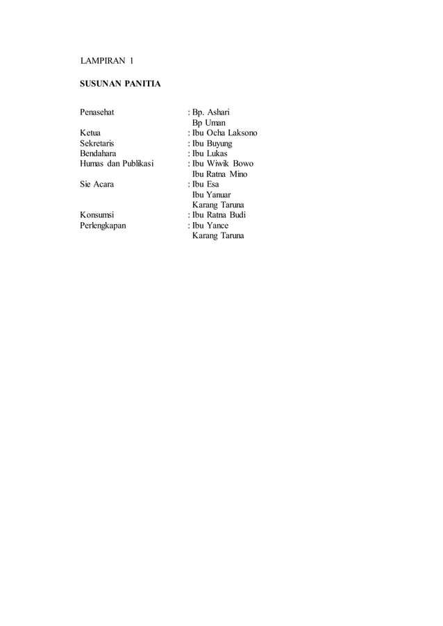 Laporan spj 17 agust 2017 | PDF