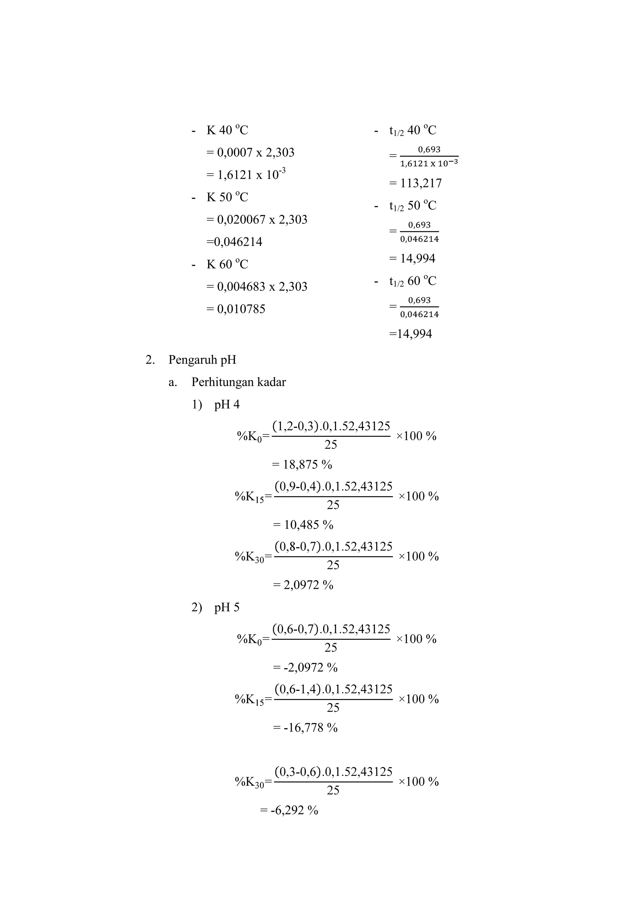 Stabilitas Obat | DOCX