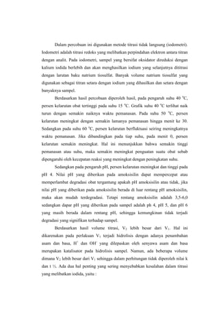 Stabilitas Obat | DOCX