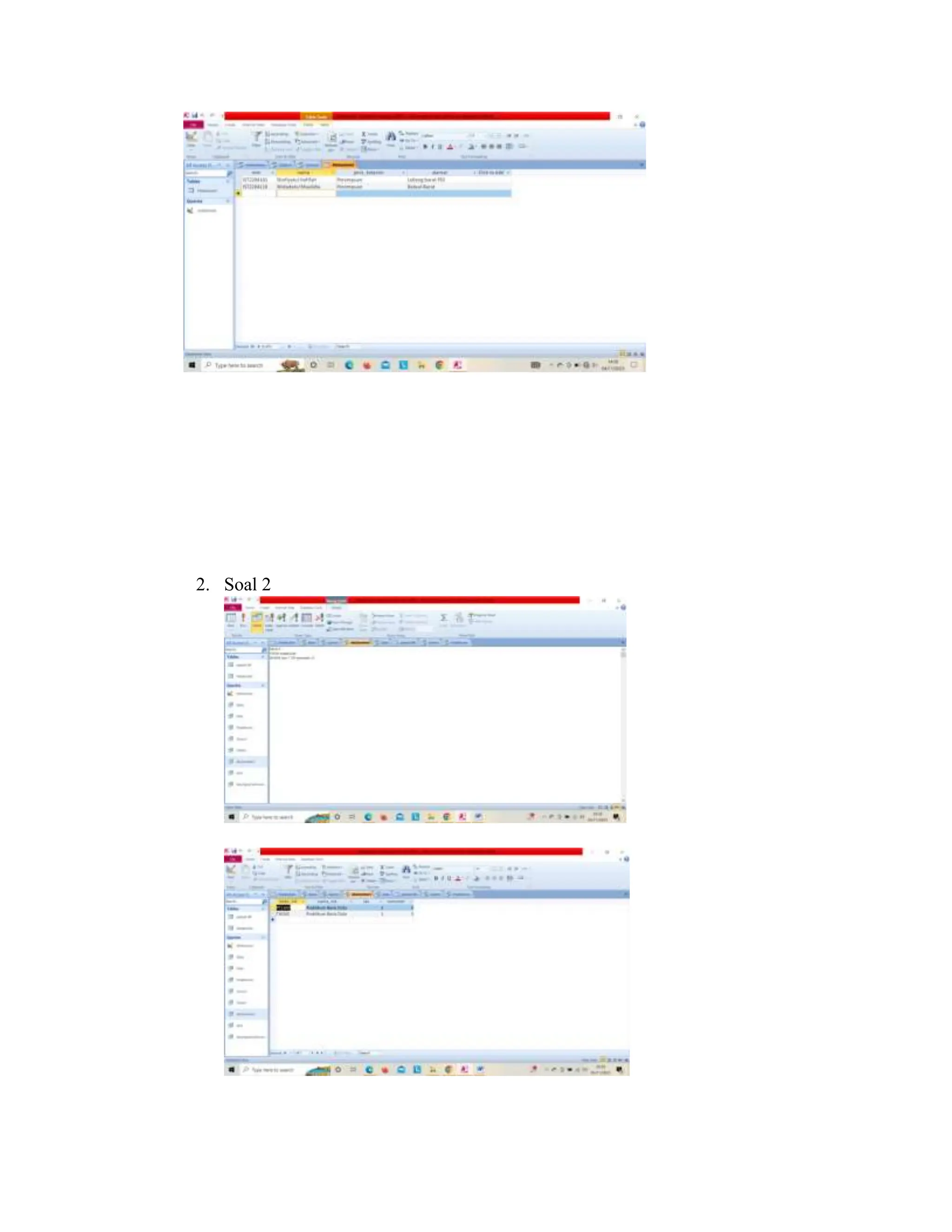 Laporan Structured Query Language Docx