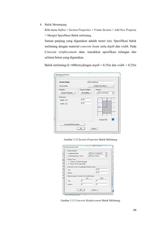 Laporan struktur bangunan beton | PDF
