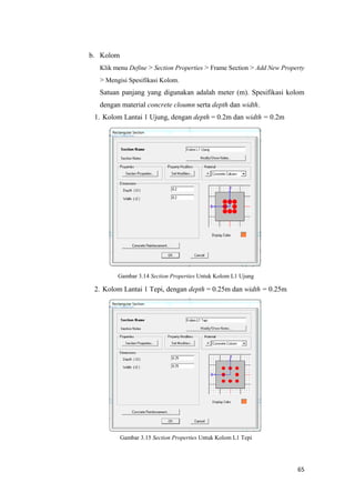 Laporan struktur bangunan beton | PDF