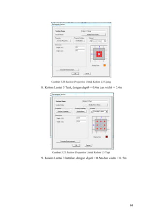 Laporan struktur bangunan beton | PDF