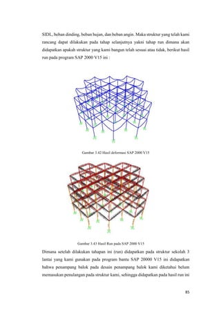 Laporan struktur bangunan beton | PDF