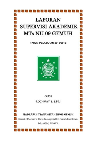 Laporan supervisi akademik | PDF