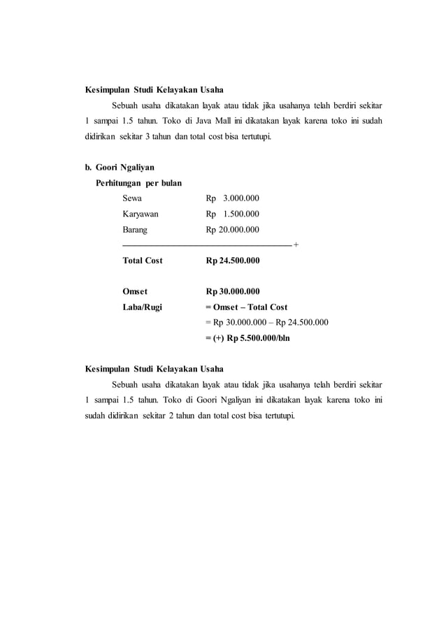 Laporan survei kwu | DOCX