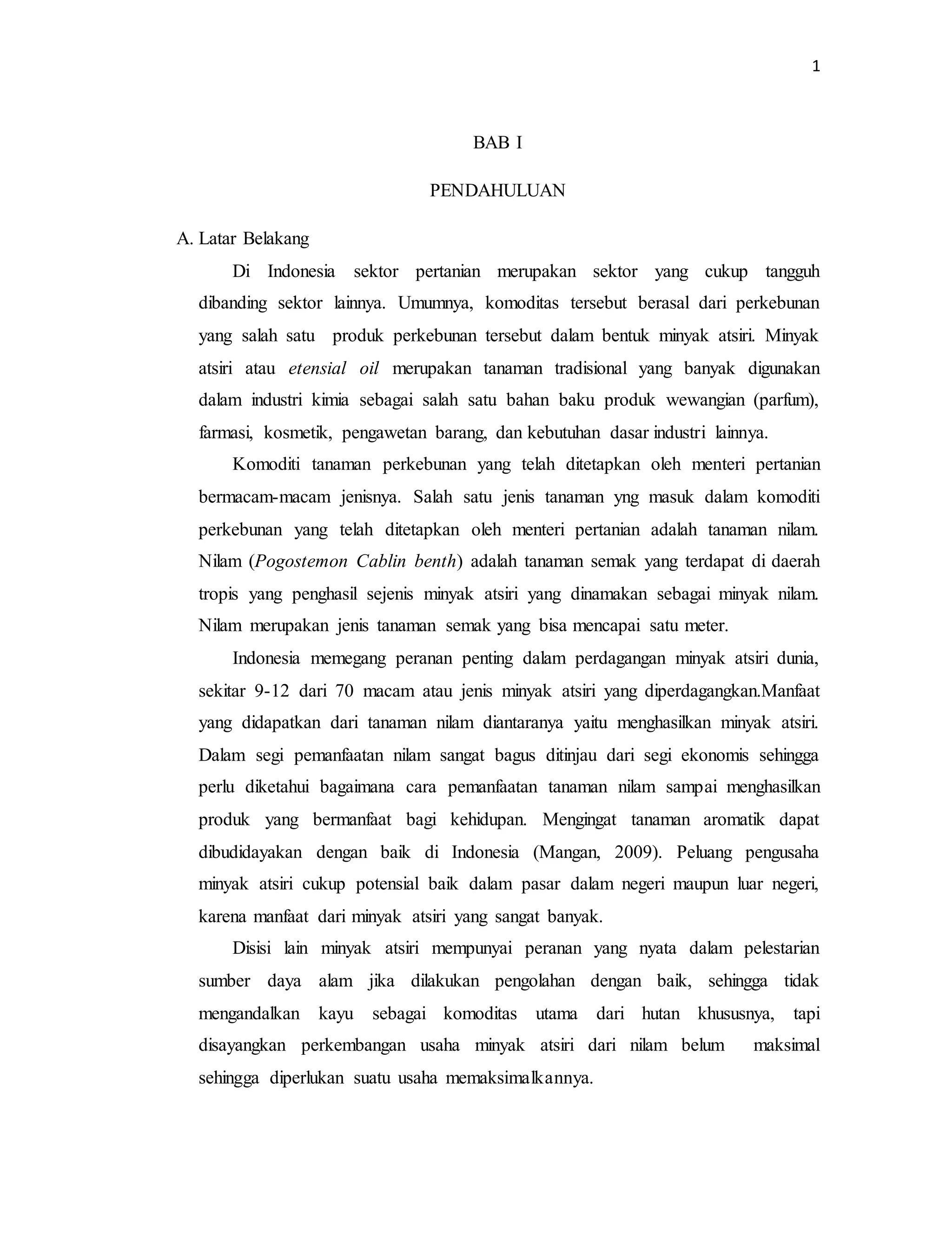 Laporan Tanaman Nilam Docx