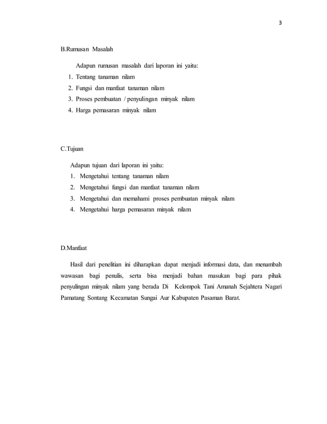 Laporan Tanaman Nilam Docx