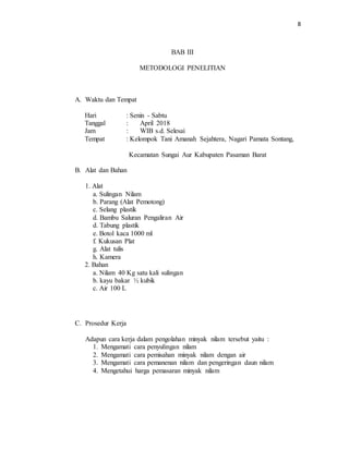 Laporan Tanaman Nilam Docx