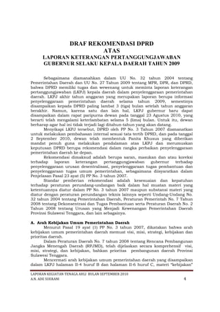 Laporan ta september | PDF