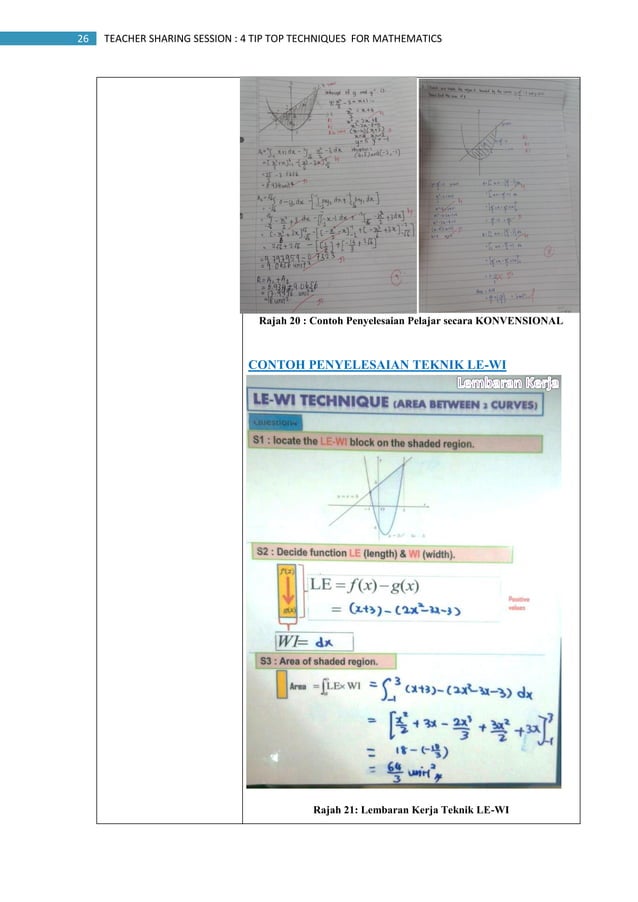 Laporan teacher sharing 4 tip top techniques for mathematics | PDF