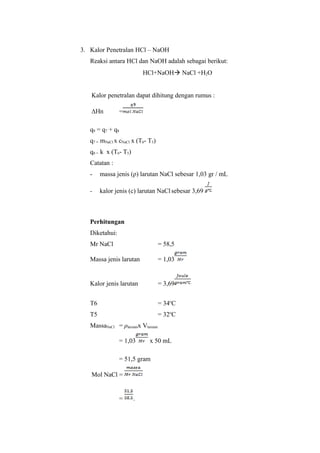 Laporan termokimia | DOC