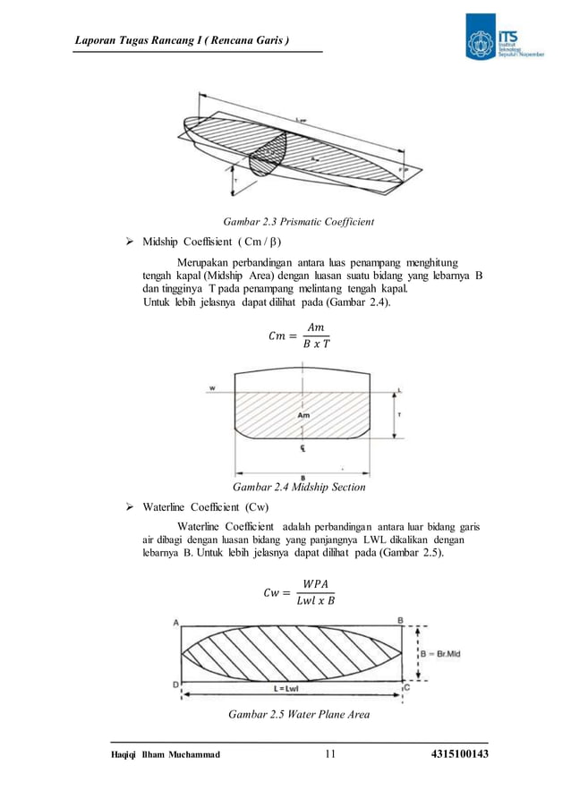Rencana Garis (Lines Plan) - Cara Membuat Kapal Tanker | DOCX