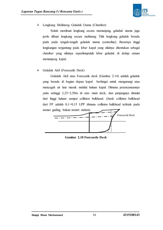 Rencana Garis (Lines Plan) - Cara Membuat Kapal Tanker | DOCX