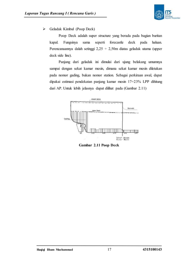 Rencana Garis (Lines Plan) - Cara Membuat Kapal Tanker | DOCX