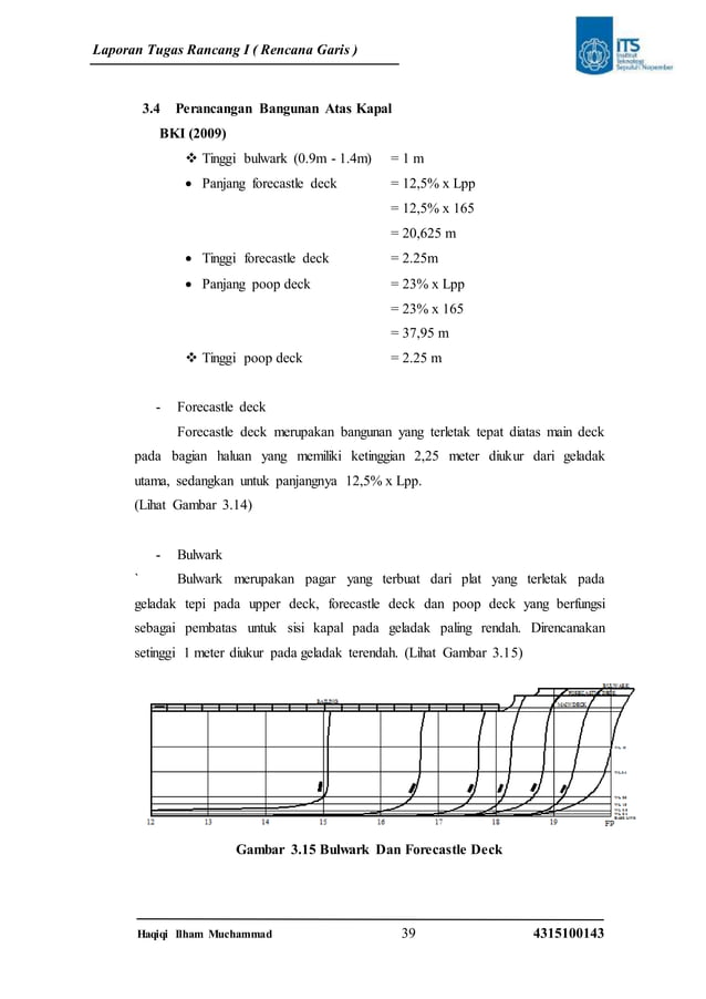 Rencana Garis (Lines Plan) - Cara Membuat Kapal Tanker | DOCX