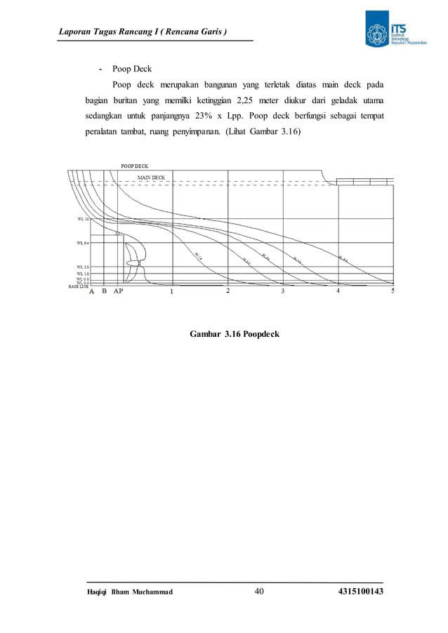 Rencana Garis (Lines Plan) - Cara Membuat Kapal Tanker | DOCX
