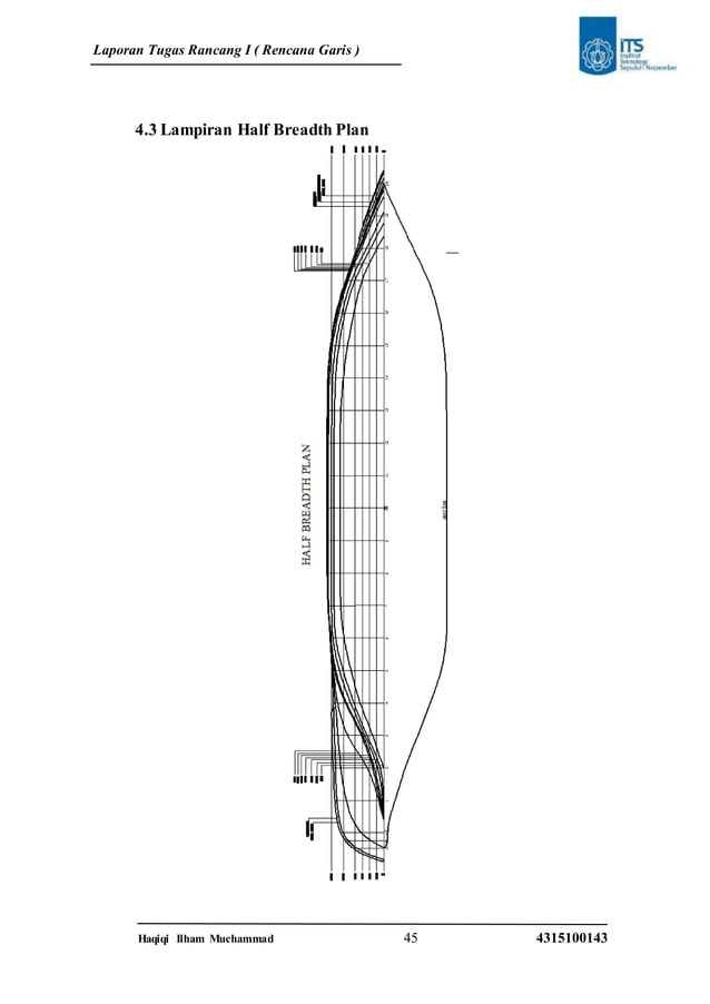 Rencana Garis (Lines Plan) - Cara Membuat Kapal Tanker | DOCX