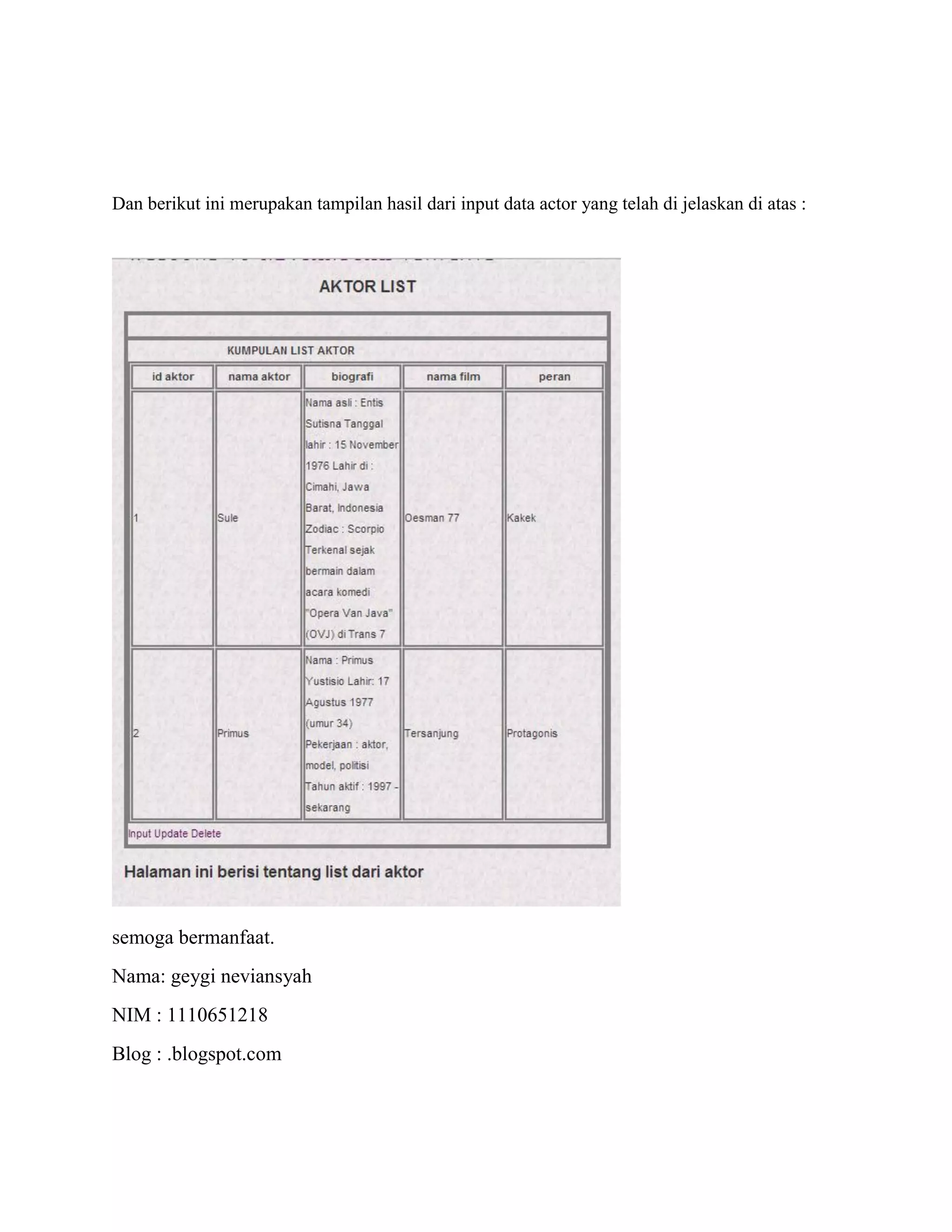 Laporan tugas api tentang xml | PDF