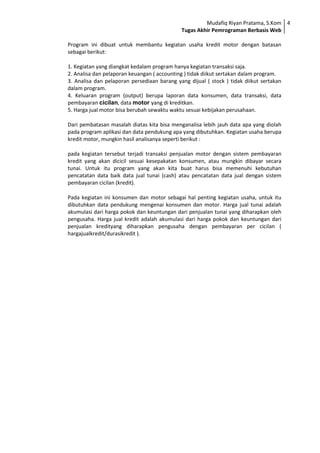 Laporan tugas besar pbw | PDF