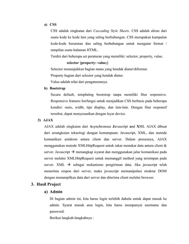 Laporan tugas besar pbw | PDF