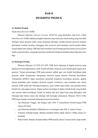 [AE3140] Studi Sertifikasi LRU Flight Data Recorder | PDF
