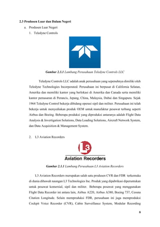 [AE3140] Studi Sertifikasi LRU Flight Data Recorder | PDF